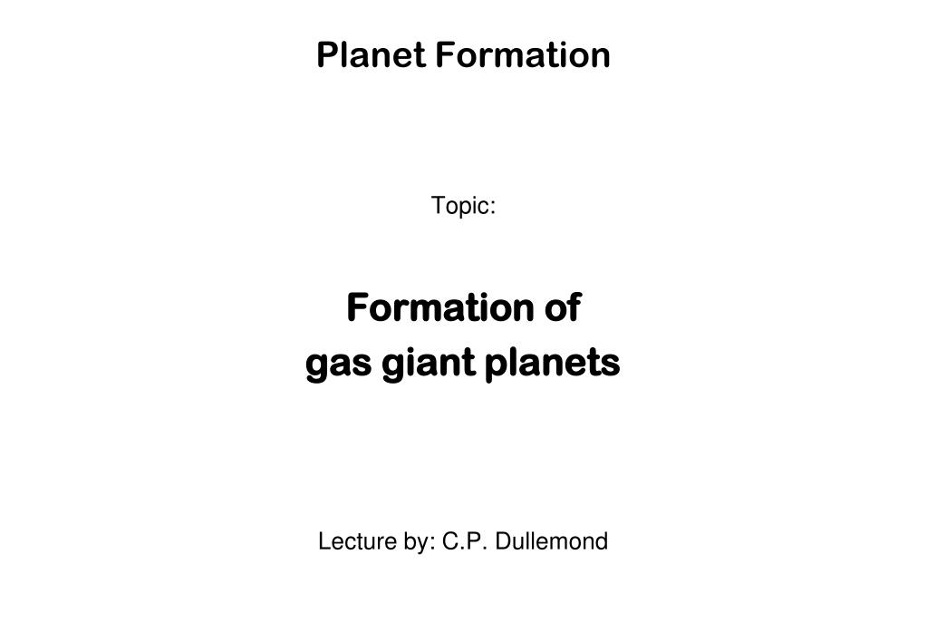PPT - Planet Formation PowerPoint Presentation, free download - ID:1922391
