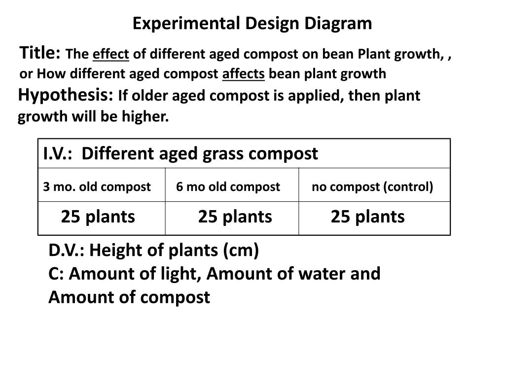 PPT - Experimental Design Diagram PowerPoint Presentation, free ...
