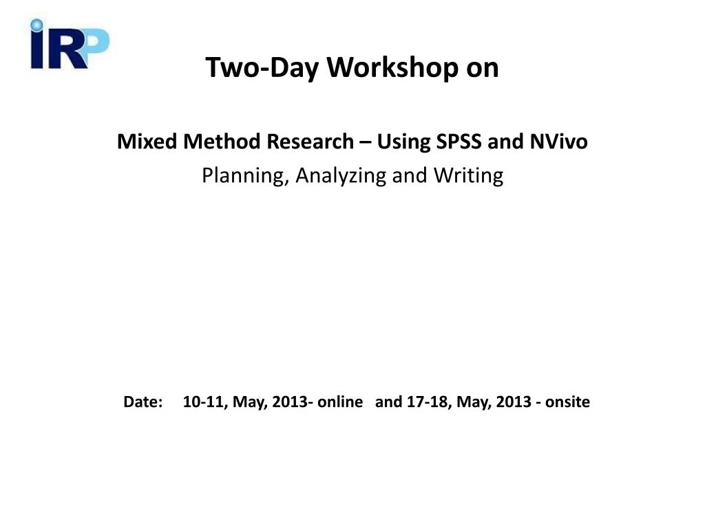 PPT - Two-Day Workshop on PowerPoint Presentation, free download - ID ...