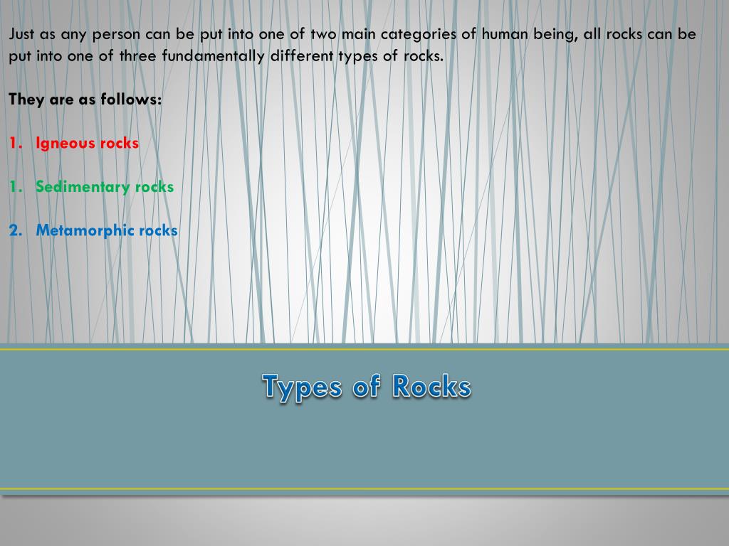PPT - Types of Rocks PowerPoint Presentation, free download - ID:1923892
