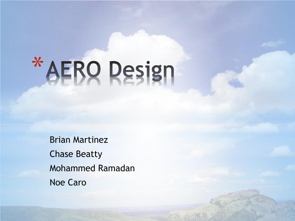 PPT - AERO Design PowerPoint Presentation, free download - ID:1923940