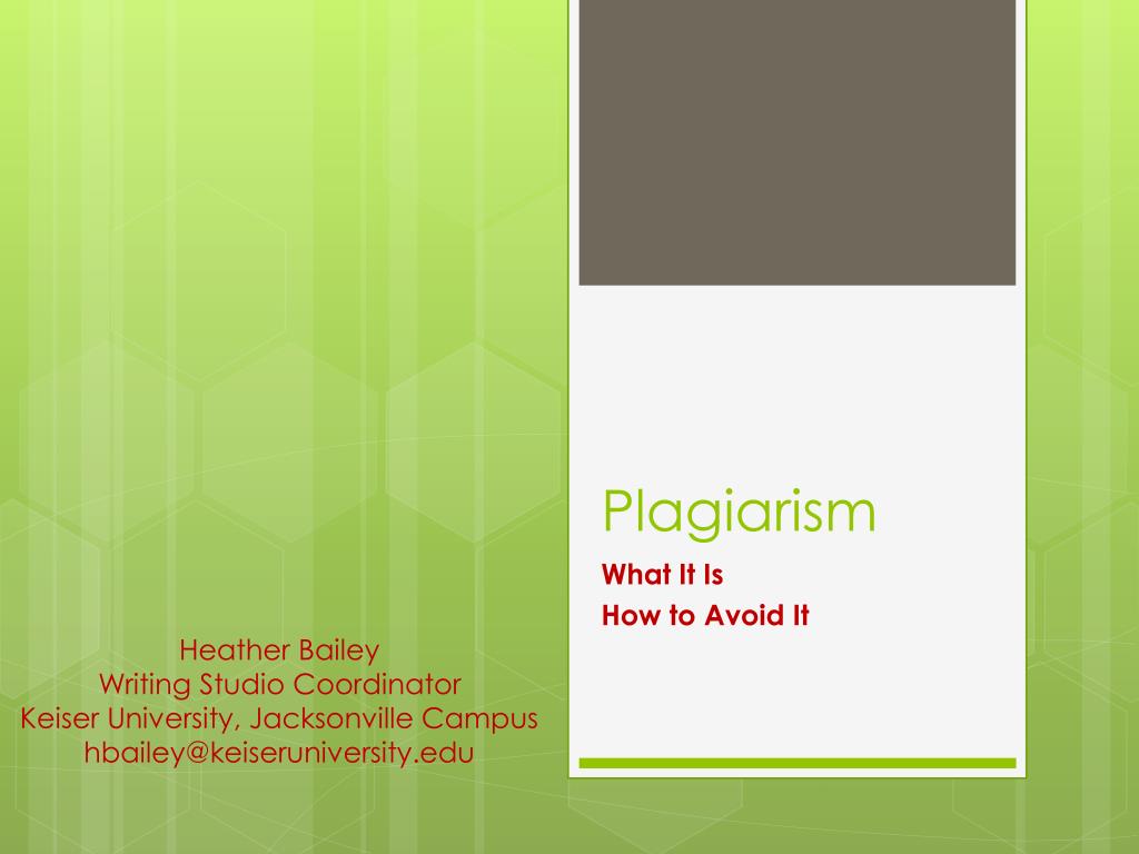 PPT - Plagiarism PowerPoint Presentation, free download - ID:1924094