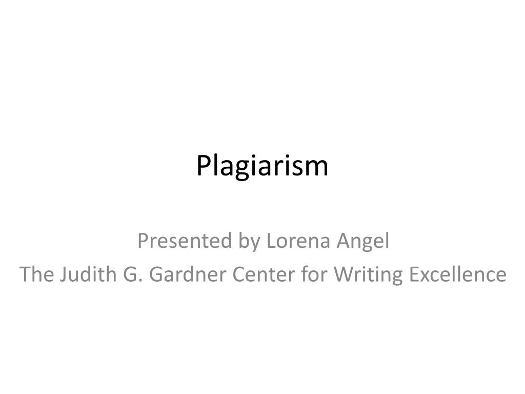 PPT - Plagiarism PowerPoint Presentation, free download - ID:1924163
