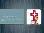 PPT - Introduction to the Sacraments PowerPoint Presentation, free ...