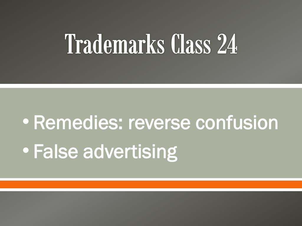 PPT - Trademarks Class 24 PowerPoint Presentation, free download - ID ...