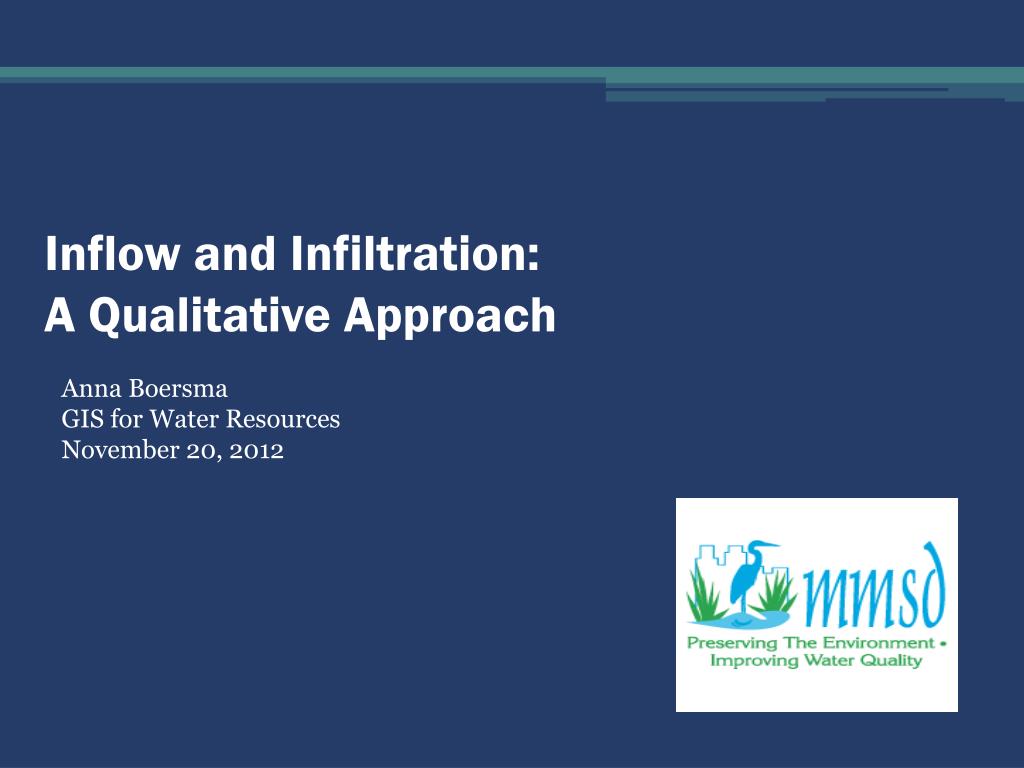 PPT - Inflow and Infiltration: A Qualitative Approach PowerPoint ...