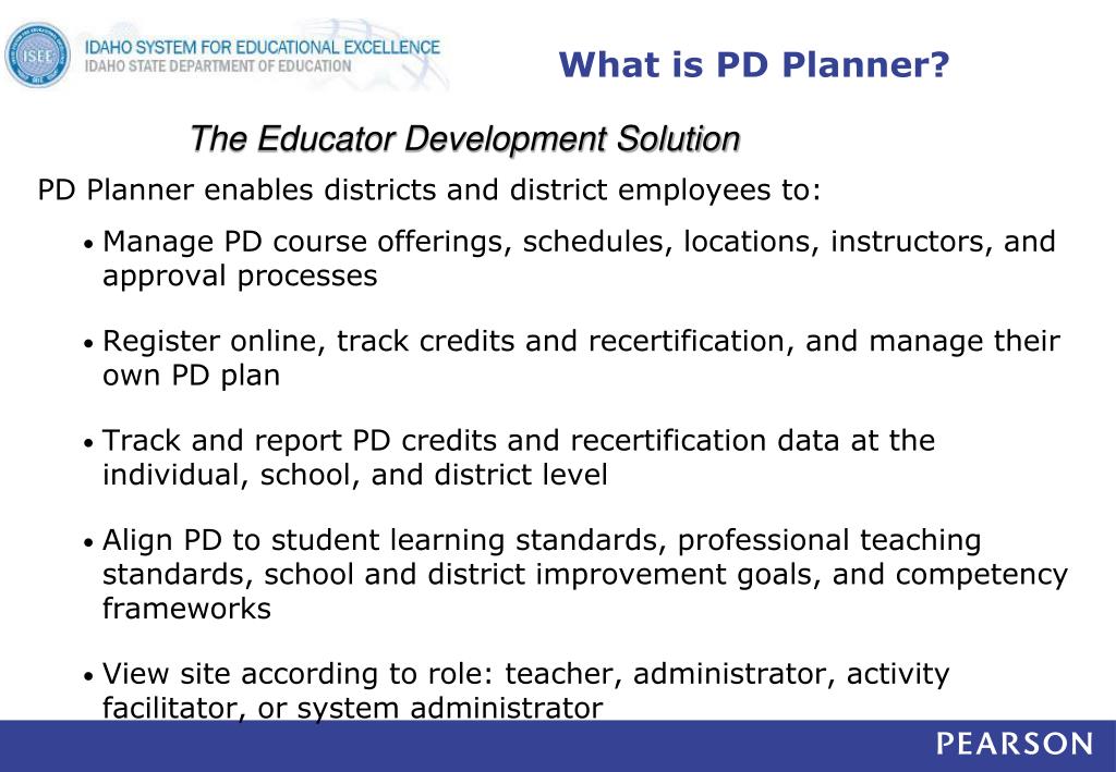 PPT - What is PD Planner? PowerPoint Presentation, free download - ID ...