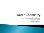 PPT - Water Chemistry PowerPoint Presentation, free download - ID:5763752