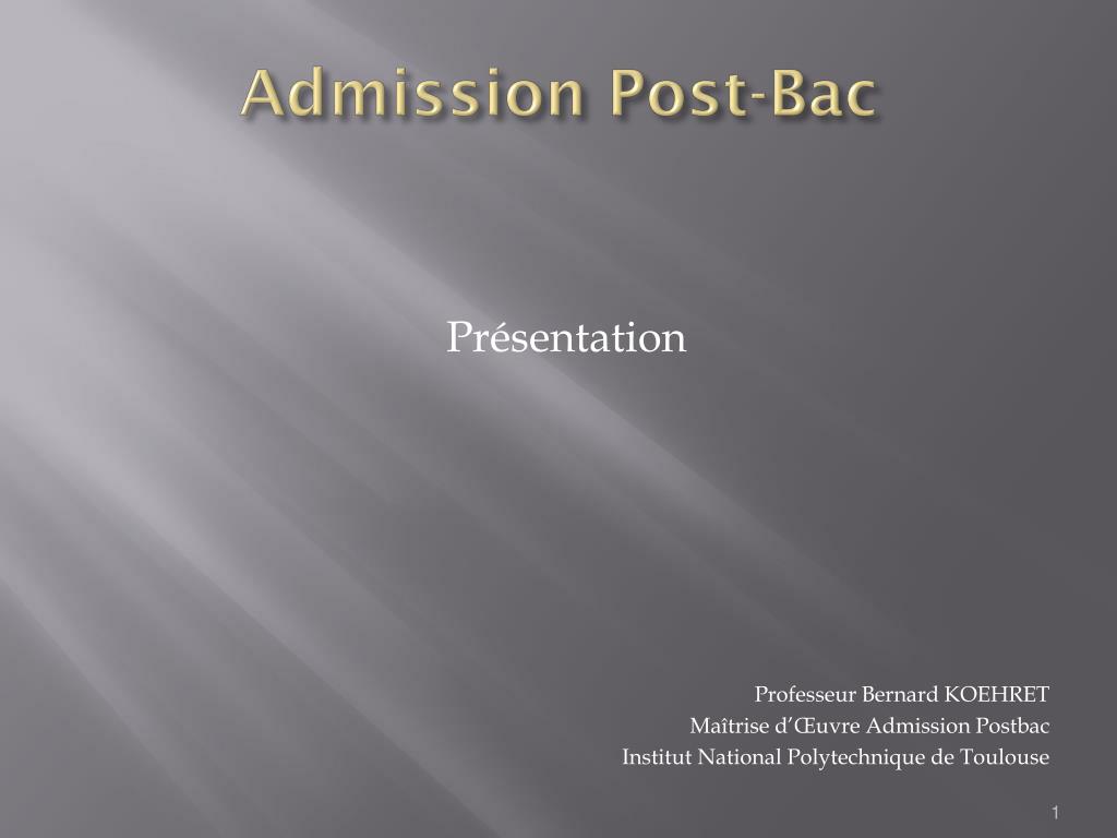 PPT - Admission Post-Bac PowerPoint Presentation, free download - ID:1928113