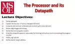 PPT - The Processor: Datapath and Control PowerPoint Presentation, free ...