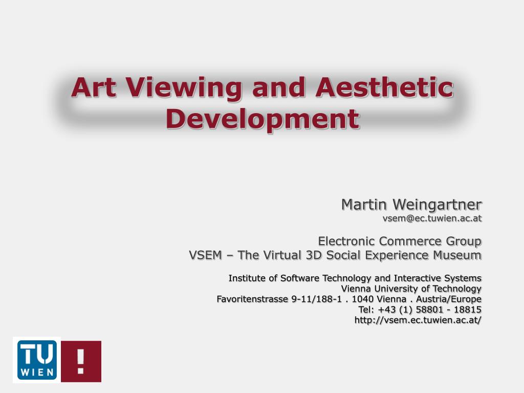 PPT - Art Viewing and Aesthetic Development PowerPoint Presentation ...