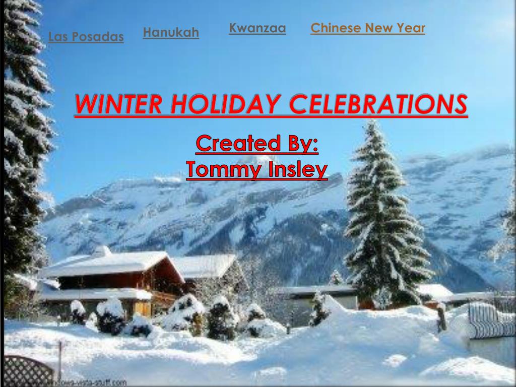 PPT - WINTER HOLIDAY CELEBRATIONS PowerPoint Presentation, free ...