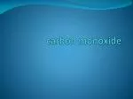 PPT - Carbon Monoxide Safety PowerPoint Presentation, free download ...