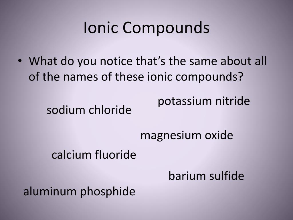 PPT - Ionic Compounds PowerPoint Presentation, free download - ID:1931401