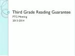 PPT - Third Grade Reading Pacing Guide (Weeks 1-5) PowerPoint ...