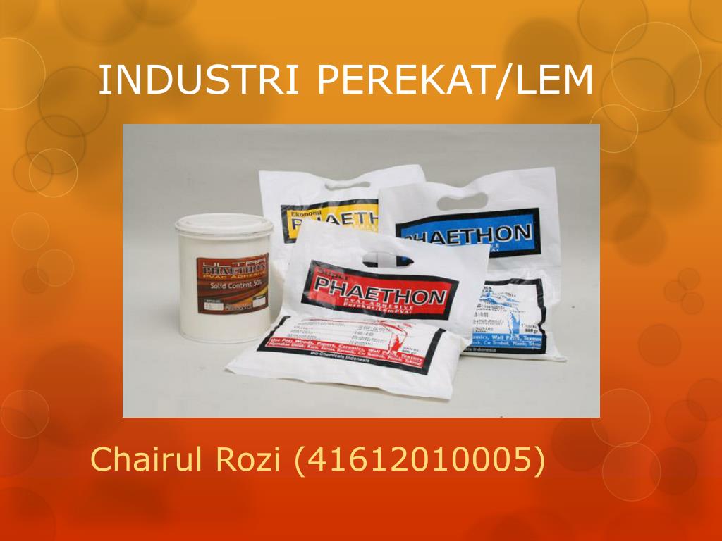 PPT - INDUSTRI PEREKAT/LEM PowerPoint Presentation, free download - ID ...