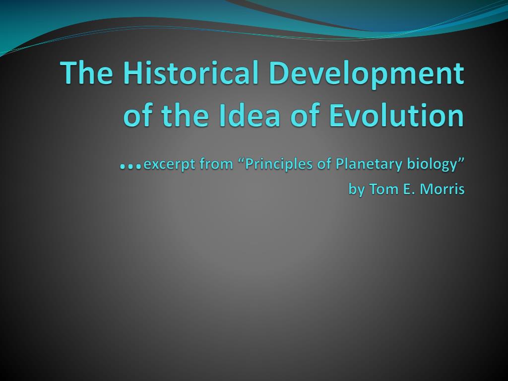 PPT - Myths about evolution theory… PowerPoint Presentation, free ...