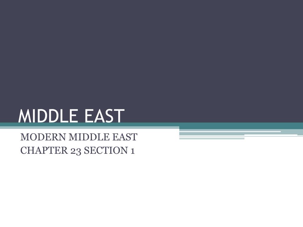 PPT - MIDDLE EAST PowerPoint Presentation, free download - ID:1934772