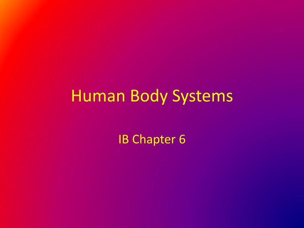 PPT - Human Body Systems PowerPoint Presentation, free download - ID ...