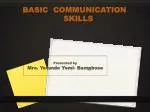 PPT - Basic Communication Skills PowerPoint Presentation, free download ...