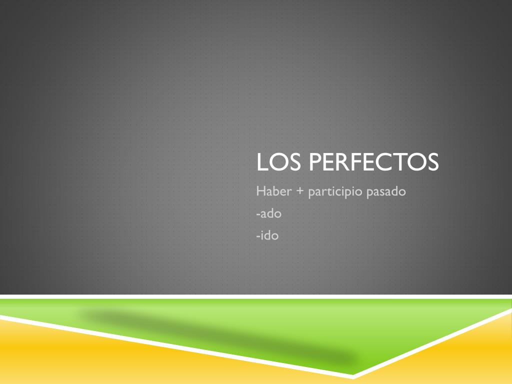 PPT - Los perfectos PowerPoint Presentation, free download - ID:1936675