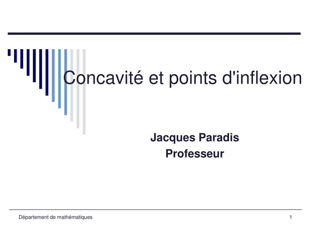 PPT - Concavité et points d'inflexion PowerPoint Presentation, free ...