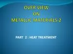 PPT - MSE 440/540: Processing of Metallic Materials PowerPoint ...
