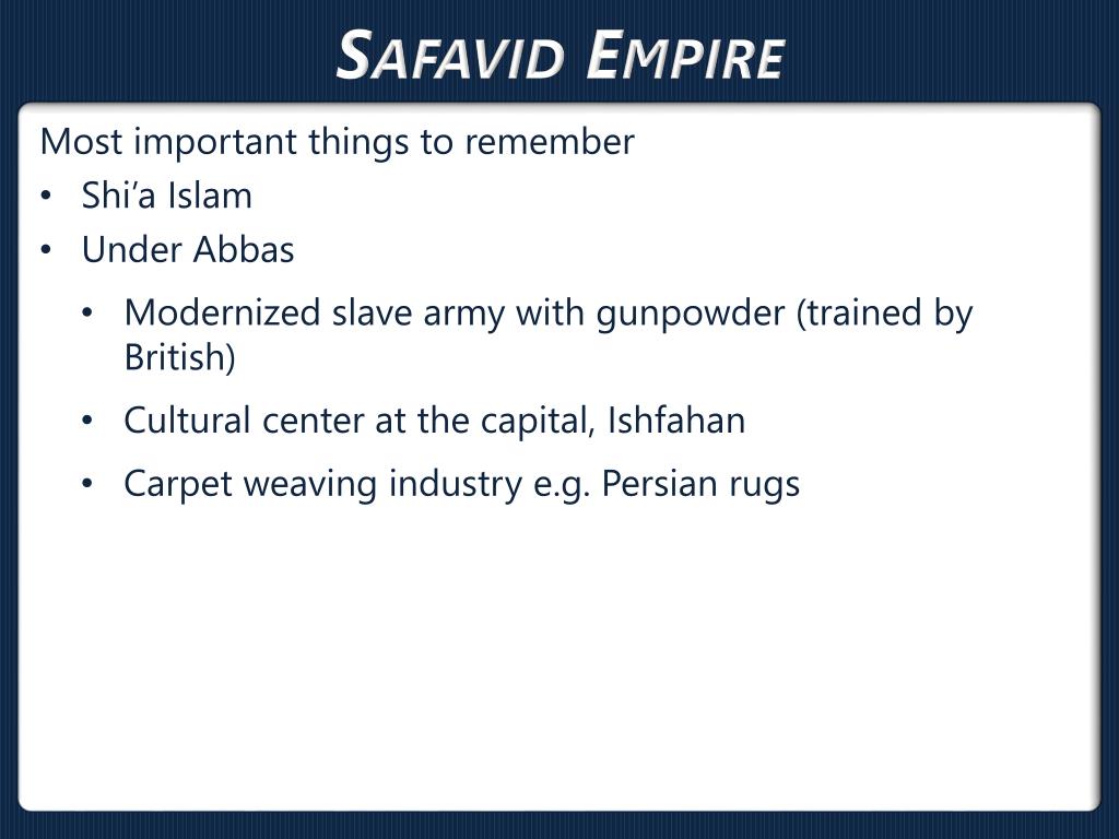 PPT - Safavid Empire PowerPoint Presentation, free download - ID:1940760