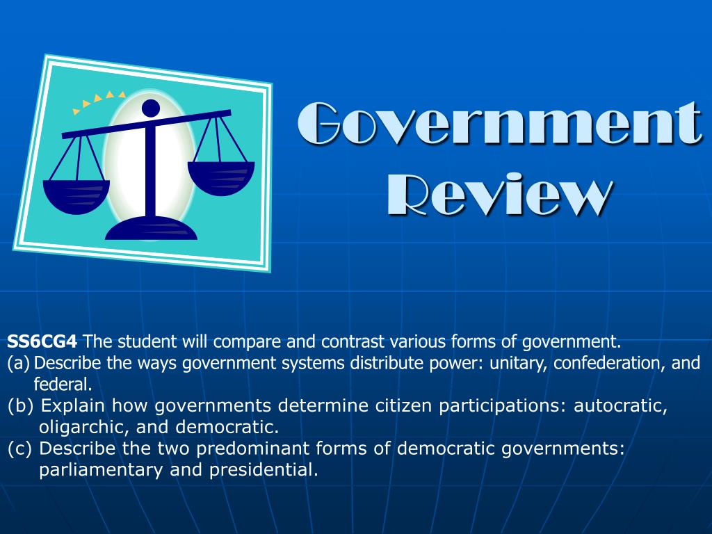 PPT - Government Review PowerPoint Presentation, free download - ID:1944464