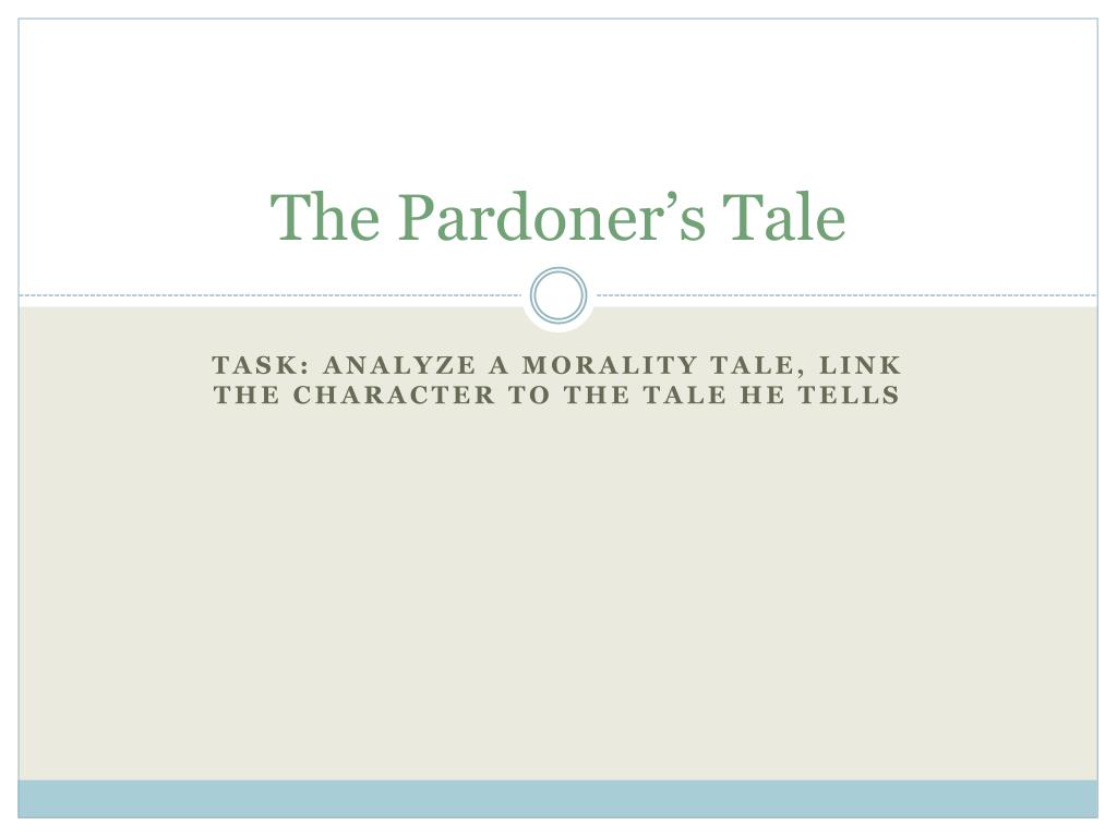 PPT - The Pardoner’s Tale PowerPoint Presentation, free download - ID:1945157