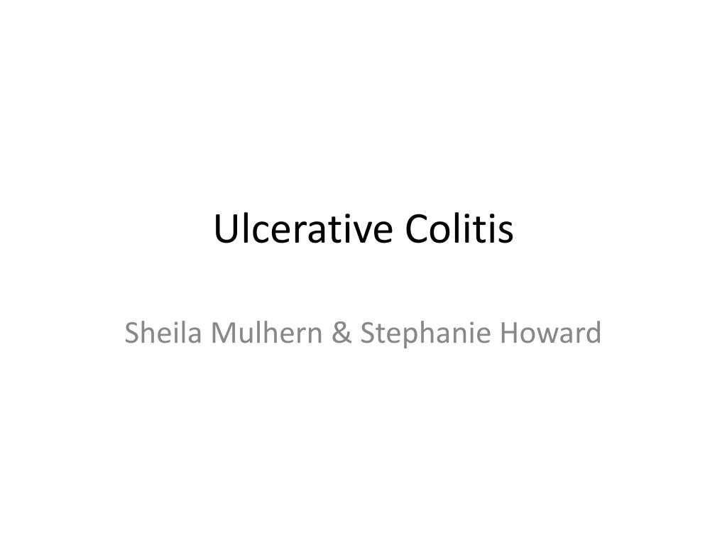 PPT - Ulcerative Colitis PowerPoint Presentation, free download - ID ...