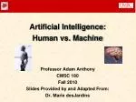 PPT - Artificial Intelligence vs Human Intelligence PowerPoint ...