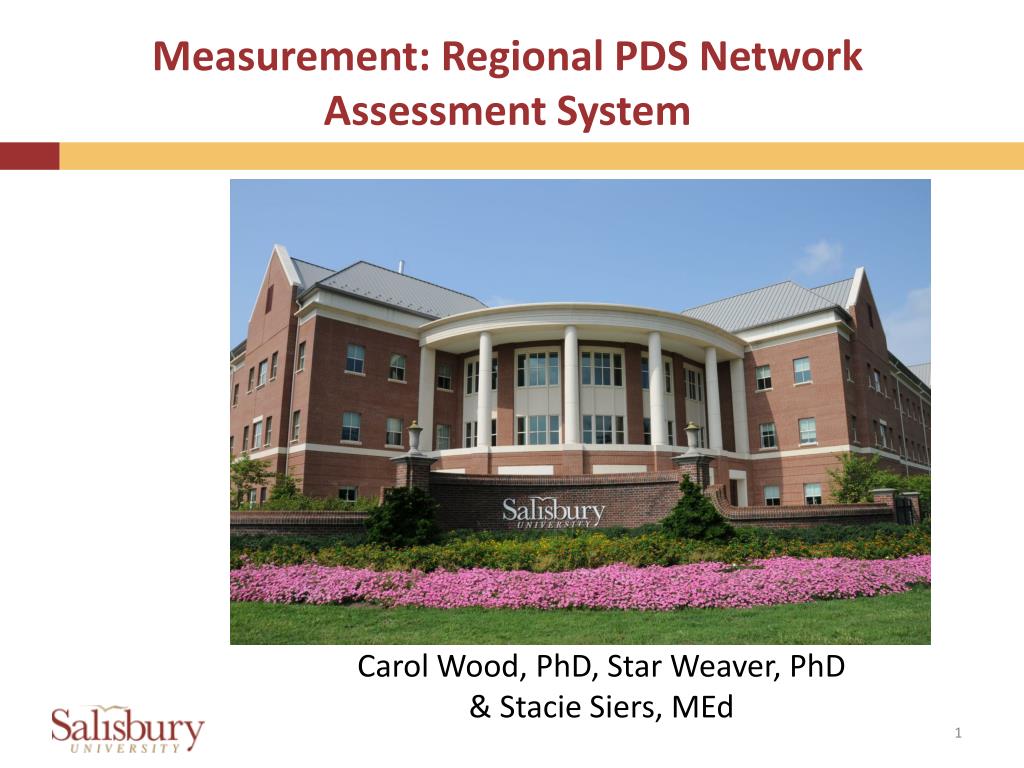 PPT - Measurement: Regional PDS Network Assessment System PowerPoint ...