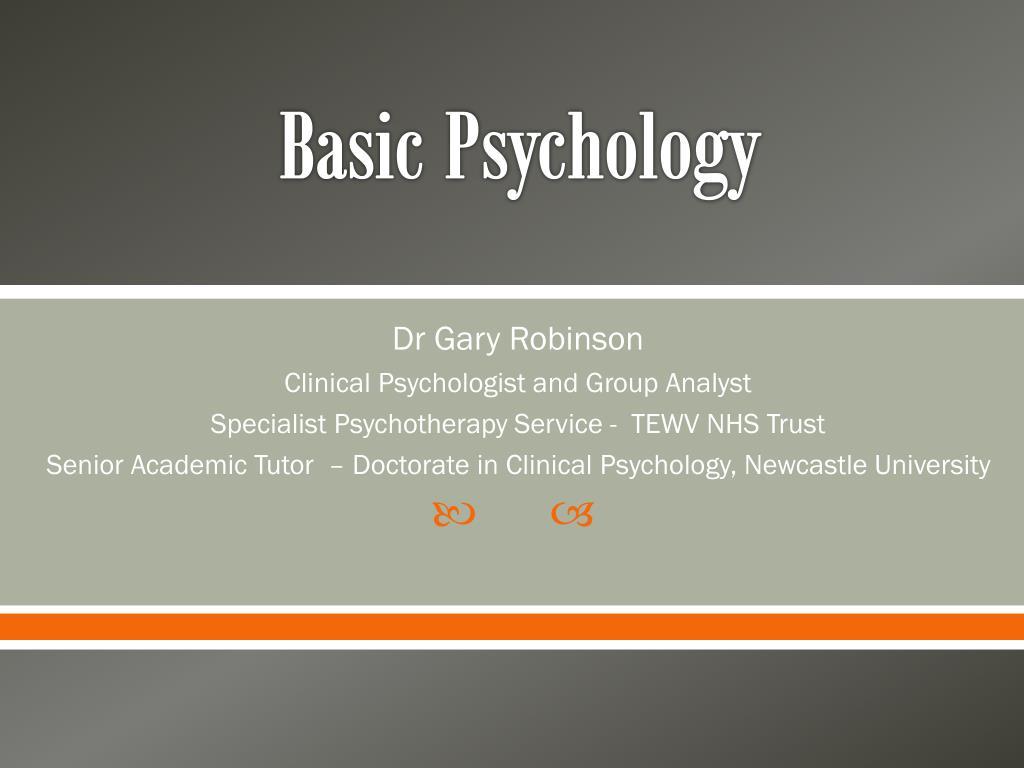 PPT - Basic Psychology PowerPoint Presentation, free download - ID:1947689