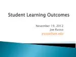 PPT - Student Learning Outcomes PowerPoint Presentation, free download ...