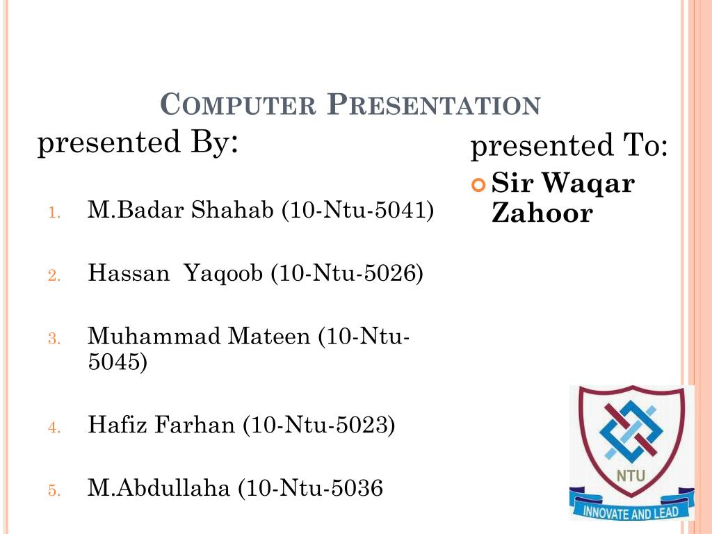 PPT - Computer Presentation PowerPoint Presentation, free download - ID ...