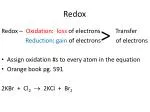 PPT - the redox ladder PowerPoint Presentation, free download - ID:1184562