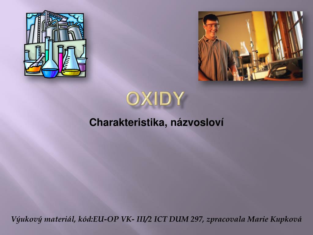 PPT - Oxidy PowerPoint Presentation, free download - ID:1951226