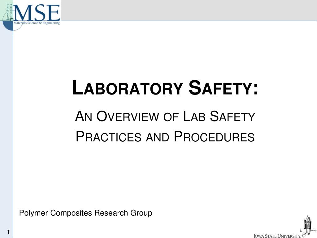 PPT - Laboratory Safety: PowerPoint Presentation, free download - ID ...