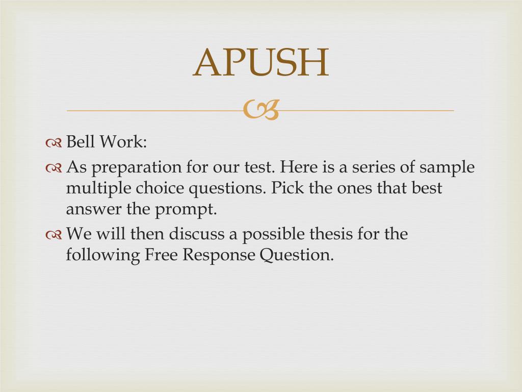 PPT - APUSH PowerPoint Presentation, free download - ID:1952559