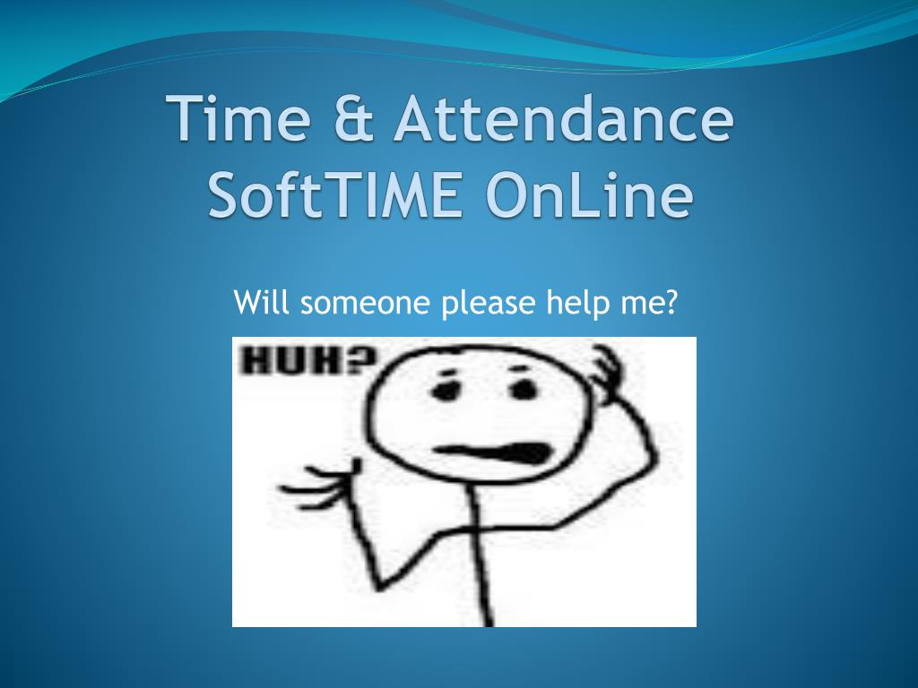 PPT - Time & Attendance SoftTIME OnLine PowerPoint Presentation - ID ...