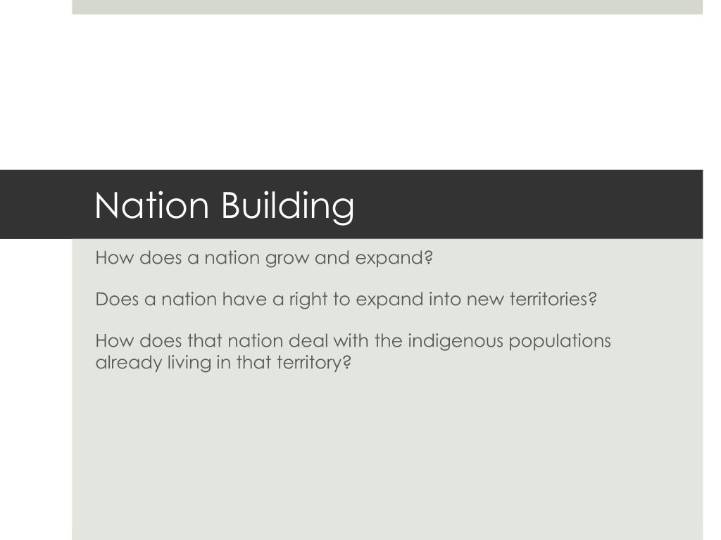 PPT - Nation Building PowerPoint Presentation, free download - ID:1953472