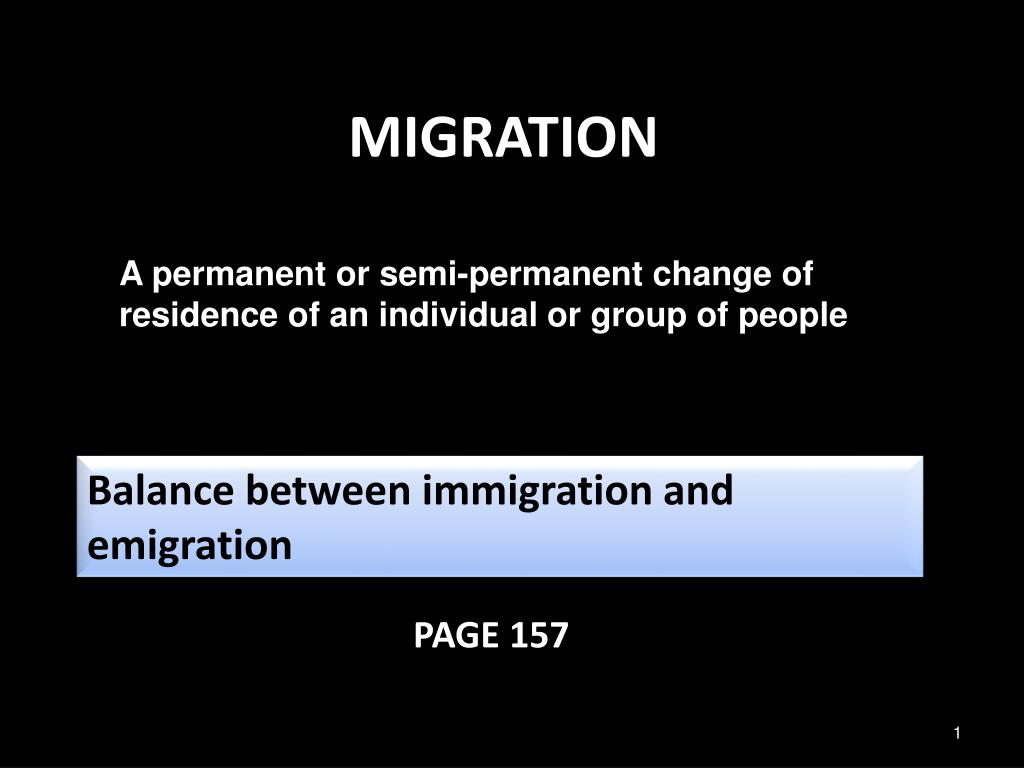 PPT - MIGRATION PowerPoint Presentation, free download - ID:1953554