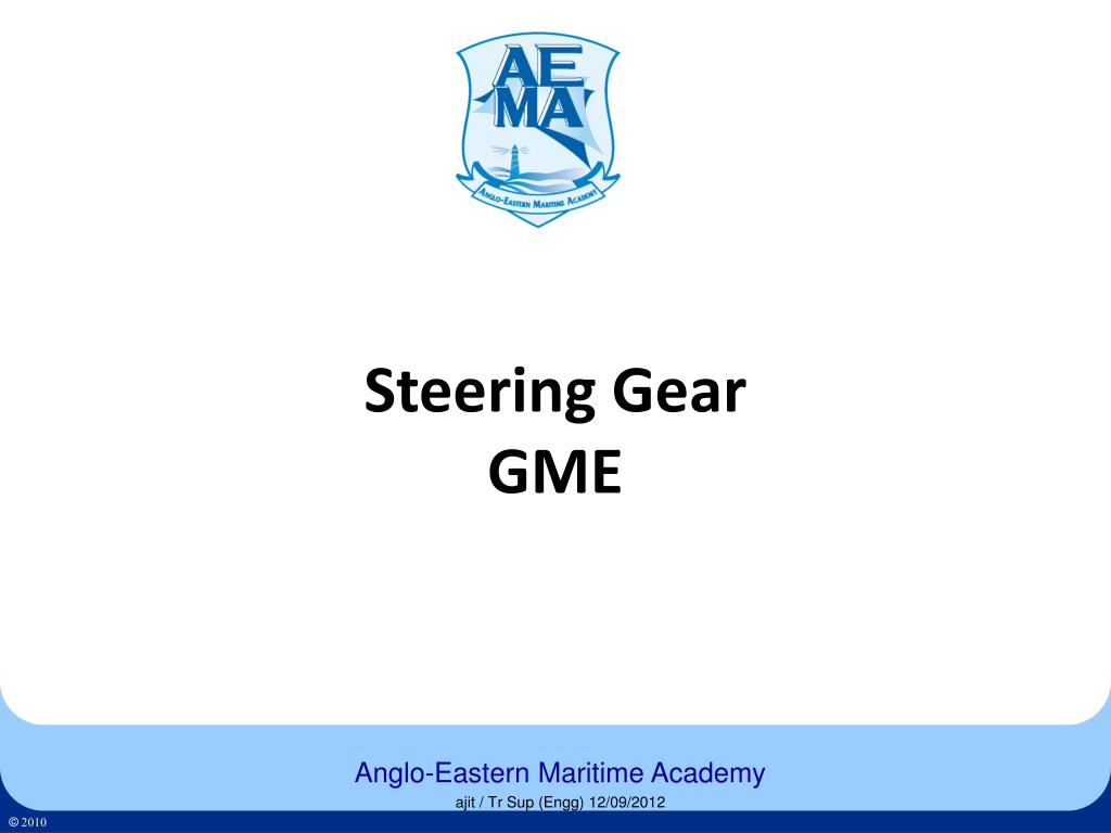 PPT - Steering Gear GME PowerPoint Presentation, free download - ID:1954516