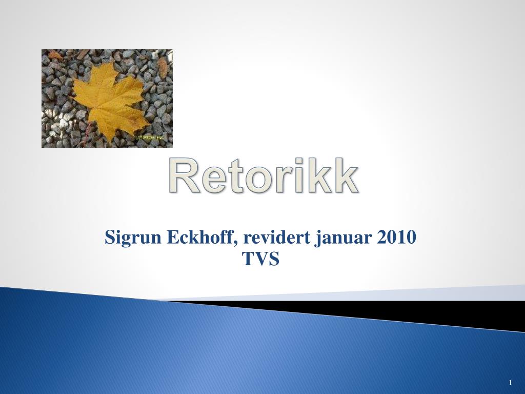 PPT - Retorikk PowerPoint Presentation, free download - ID:1954898