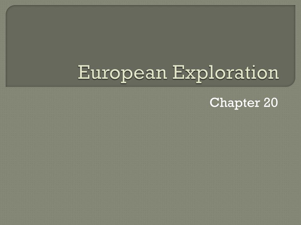 PPT - European Exploration PowerPoint Presentation, free download - ID ...