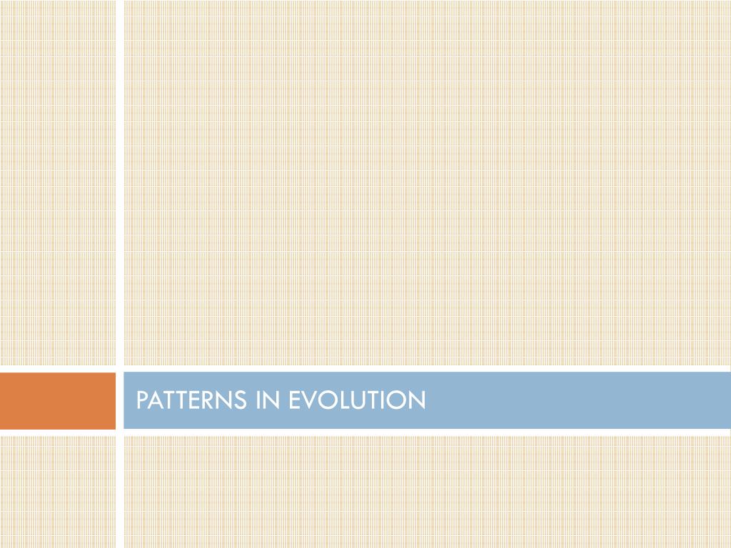 PPT - PATTERNS IN EVOLUTION PowerPoint Presentation, free download - ID ...