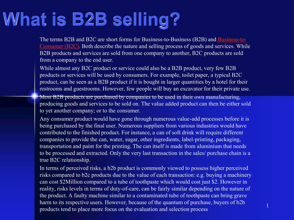 PPT - Building Strong Relationships in B2B Sales Process PowerPoint ...