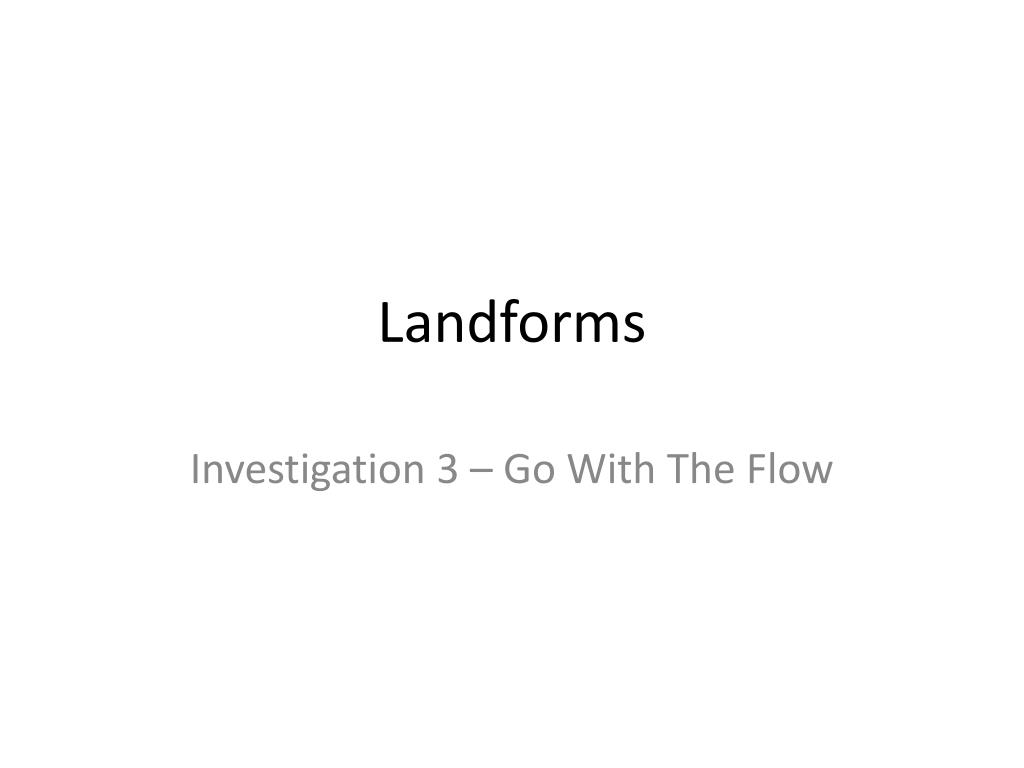 PPT - Landforms PowerPoint Presentation, free download - ID:1956691