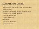 PPT - Environmental Science PowerPoint Presentation, free download - ID ...